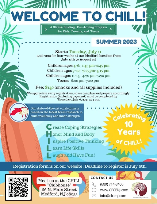 CHILL Group | Center for Counseling and Education, LLC